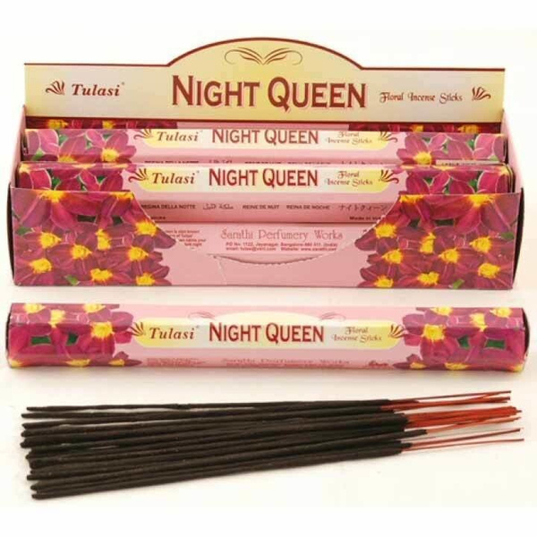 Благовония Sarathi Tulasi NIGHT QUEEN Floral Incense Sticks, Sarathi ...