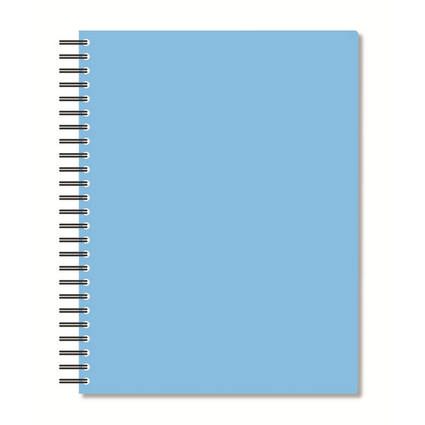 Бизнес-тетрадь А5.96л,кл,спир,пластик,тон.бл. Attache Bright colours Голуб - купить с доставкой ...