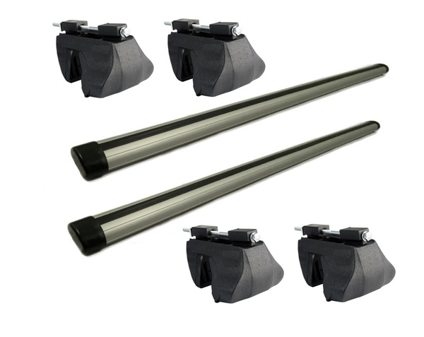 Комплект багажника Inter На интегрированные рейлинги 101587_серебристый ...