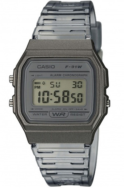 Электронные наручные часы Casio Collection F-91WS-8 с прозрачным ...