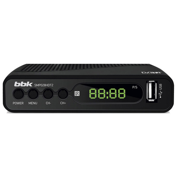 ТВ-ресивер BBK SMP028HDT2, черный купить по выгодной цене в интернет ...