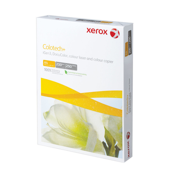 Бумага XEROX COLOTECH PLUS, А4, 200 г/м2, 250 л., для полноцветной ...
