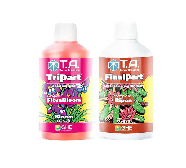 Комплект стимуляторов цветения Terra Aquatica TriPart Bloom (GHE Flora Bloom) + FinalPart (GHE ...