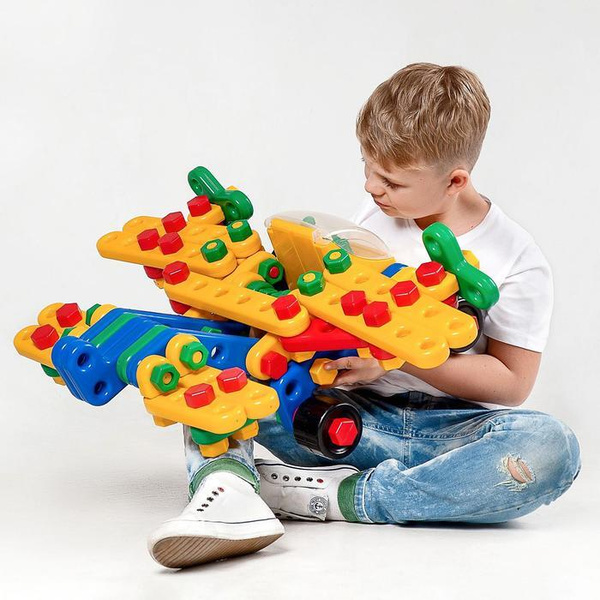 Конструктор На взлёт, 196 деталей купить на OZON по низкой цене (1728044879)