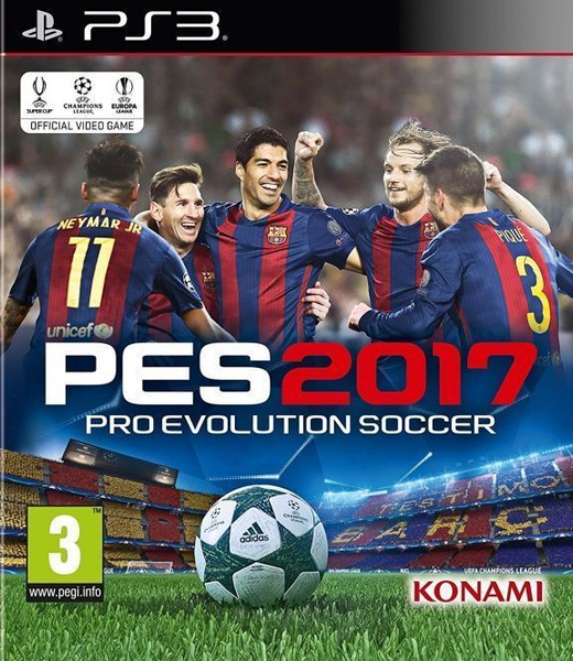 Игра Pro Evolution Soccer 2017 PES 2017 Русская (PlayStation 3, Русские ...