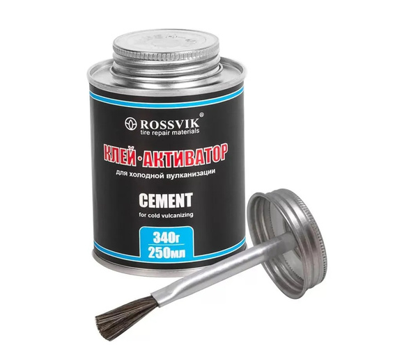 Клей активаторный ROSSVIK 340гр с кистью для холодной вулканизации - купить по выгодной цене в ...