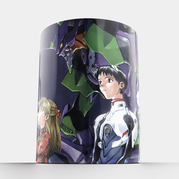 Кружка КружОк "Евангелион Evangelion EVA ЕВА Хидэаки Анно Аниме Кружка", 330 мл, 1 шт - купить ...