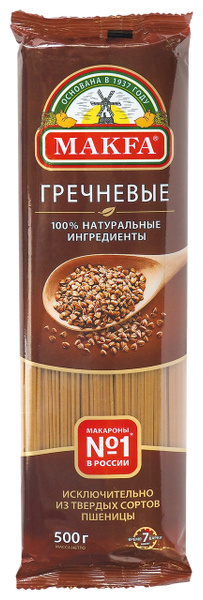 Вермишель длинная гречневая Makfa, 500г. 4 шт. - купить с доставкой по ...