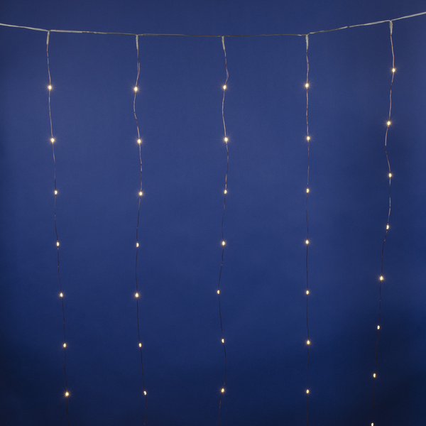 Гирлянда UNIEL Занавес со статическим свечением, 1.5х1 м, 100 LED ...