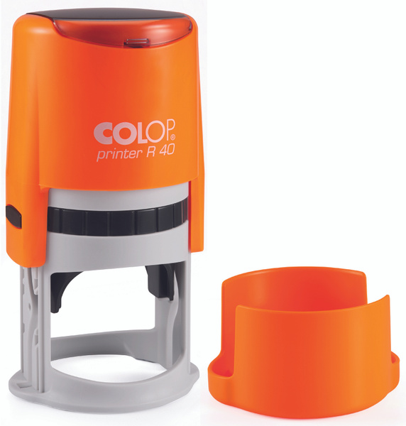 Оснастка для печати круглая Colop Printer R40, оранжевая - купить с ...