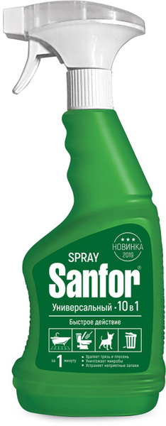 Средство санитарно-гигиеническое SANFOR спрей Универсал, 750 мл - купить с доставкой по выгодным ...