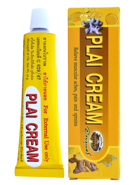 Abhai, Тайский крем с имбирем от ушибов и синяков Абхай Abhai Plai ...