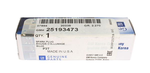 Свеча зажигания General Motors GENERALMOTORS25193473 - купить по ...