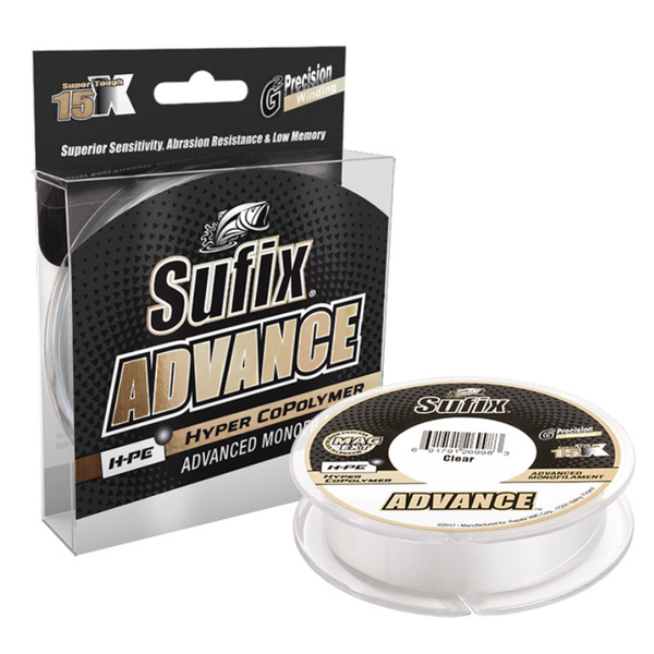 Монофильная леска для рыбалки SUFIX ADVANCE new по 150 м купить c доставкой на OZON по низкой ...