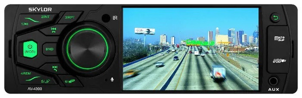 Автомагнитола Skylor AV-4300, 1 DIN, Bluetooth - купить в интернет ...