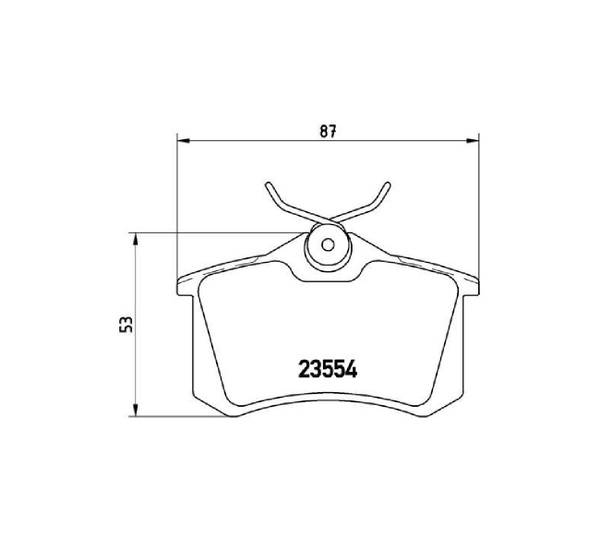 Колодки тормозные Brembo P85020 Задние - купить по низким ценам в ...