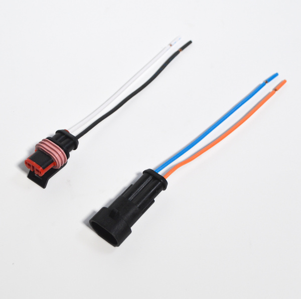 Колодка соединительная 2-х контактная, герметичная (мама+папа), СПГ-2 ...