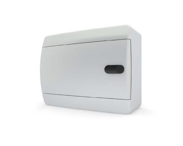 Щит навесной Tekfor 8 (1x8) модулей IP41 непрозрачная белая дверца CNN 40-08-1 - купить по ...