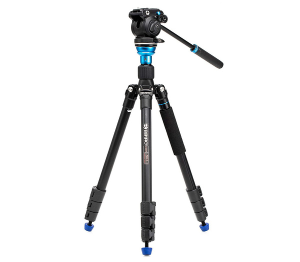 Штатив Benro Aero 2 PRO с видеоголовкой, клипсовые замки купить по ...