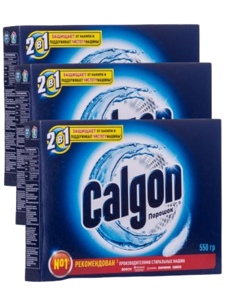 Calgon Средство для смягчения воды Порошок, 550 г (3 шт.) - купить с ...