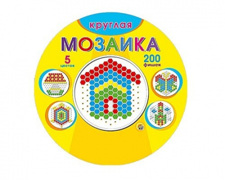 Мозаика круглая, Рыжий Кот, 200 шт./5 цв - купить с доставкой по ...