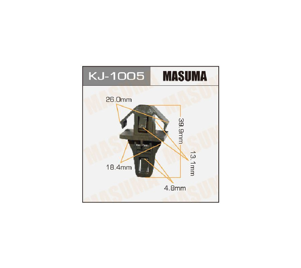 Клипса крепежная автомобильная, 1 шт. купить c доставкой на OZON по ...