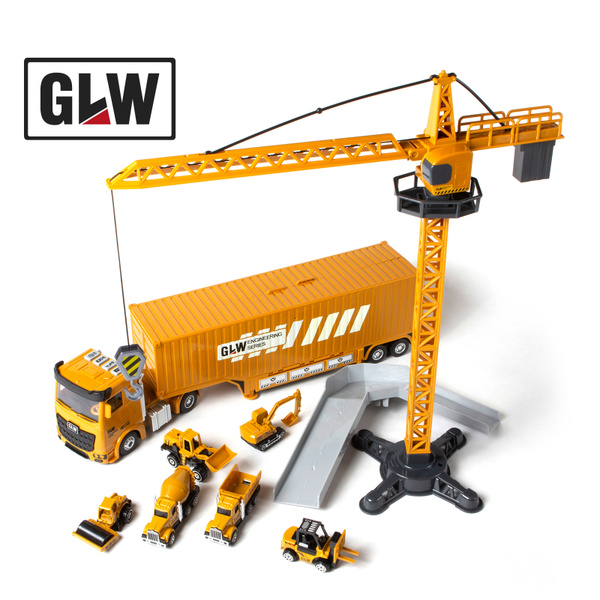 Набор машинок строительная техника игрушки GLW 9901 большой грузовик ...
