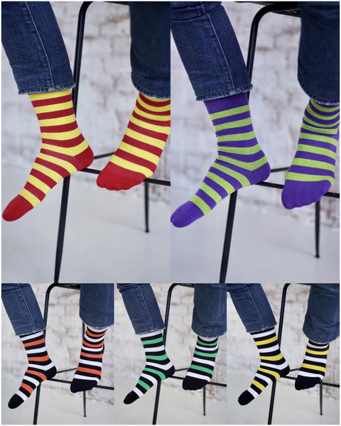 Комплект носков Poker Socks Полоска, 5 пар - купить с доставкой по ...