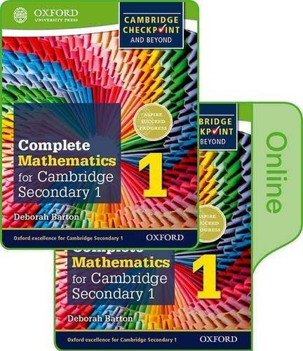 Complete Mathematics for Cambridge Lower Secondary Book 1: Print and ...