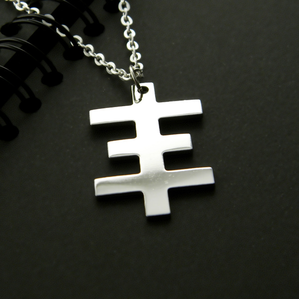 Кулон Психический крест(Psychic Cross)/Thee Temple ov Psychick Youth (T ...