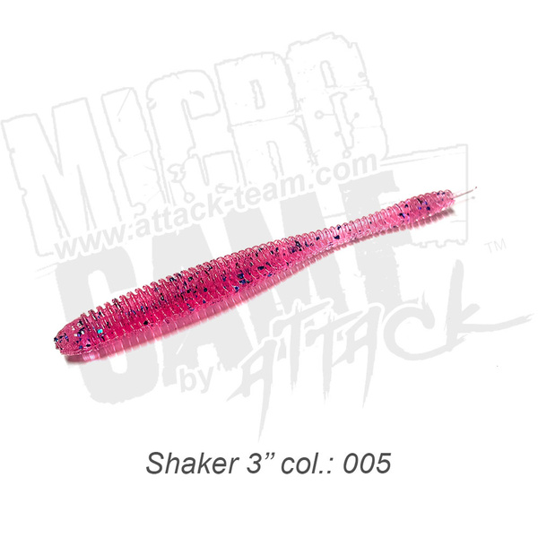 Силиконовые приманки ATTACK Shaker 3" цвет #005 (8 шт/упак) - купить по доступной цене в ...