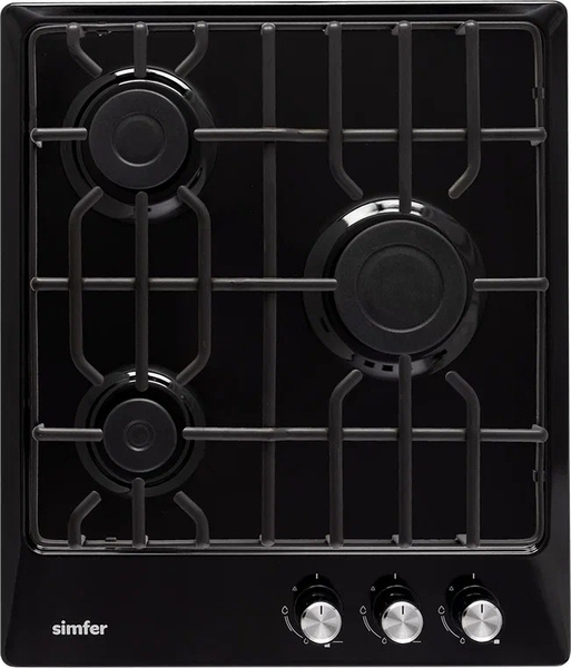 Газовая Варочная панель Simfer H45V35B571, черный купить c доставкой на OZON по низкой цене ...