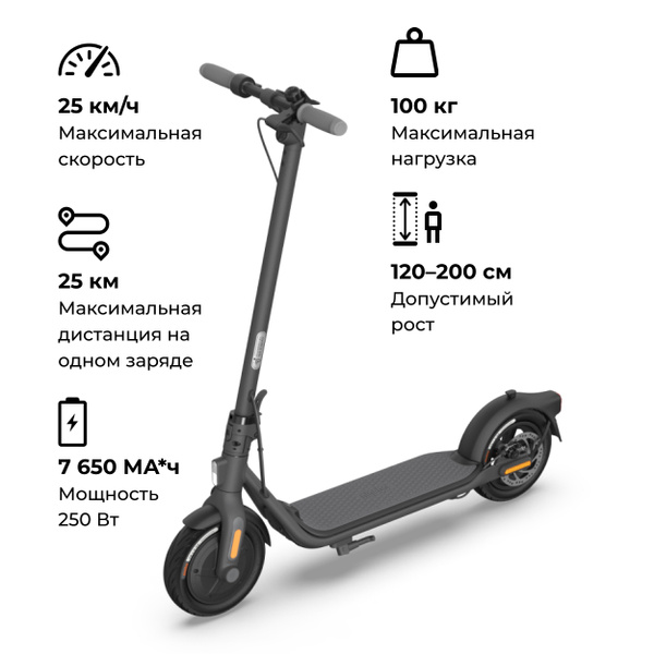 Электросамокат Ninebot KickScooter F25E - купить по выгодной цене в ...