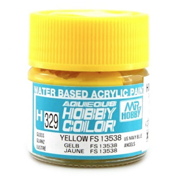 Mr.Hobby H Краска акриловая на водной основе глянцевая H 329 Жёлтый ...