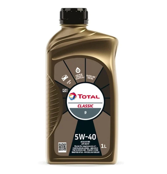 Масло моторное Total 5W-40 Синтетическое - купить в интернет-магазине ...