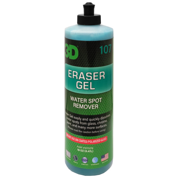 средство для удаления пятен воды водного камня 107 ERASER GEL 3D (473мл ...