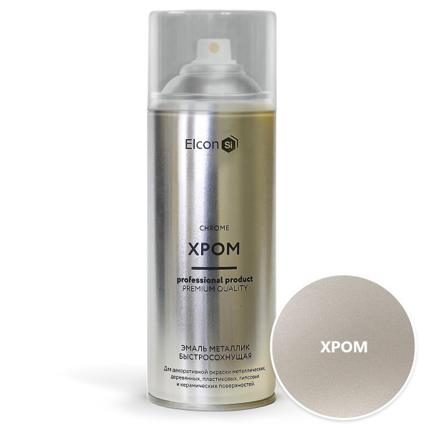 Краска Elcon Декоративная El_D, Кремнийорганическая, хром - купить в интернет-магазине OZON по ...
