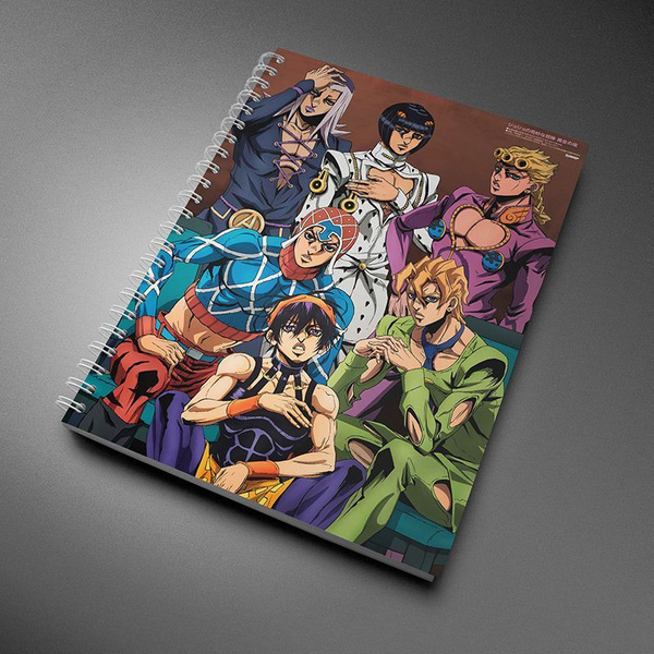 Скетчбук Золотой ветер - Невероятные приключения ДжоДжо, без разлиновки ...