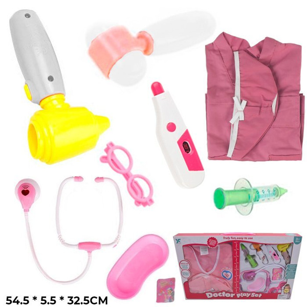 Набор доктора 9901-17 с халатом, звуковые эффекты, в короке 1882116 ...