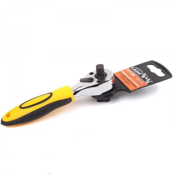 Трещотка, LA 511708, с храповым и быстросъемным механизмами, 1/2" ; 3/8 ...