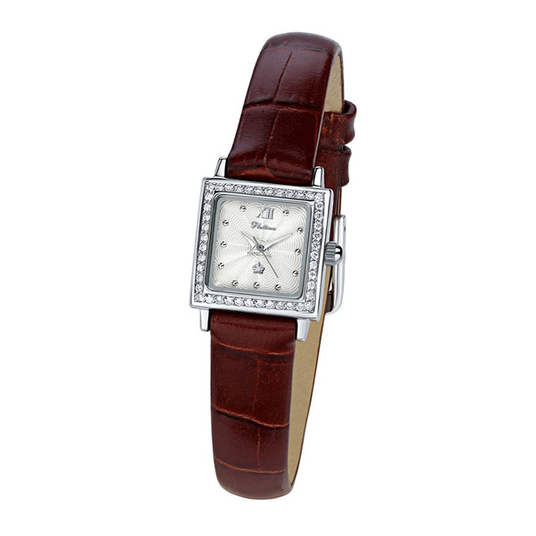 Женские серебряные часы Platinor Джулия с фианитами, арт. 90206.222 ...