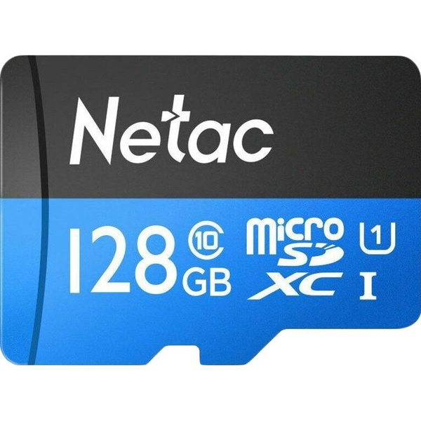 Карта памяти Netac P500 Standard MicroSDXC 128GB U1/C10 up to 90MB ...