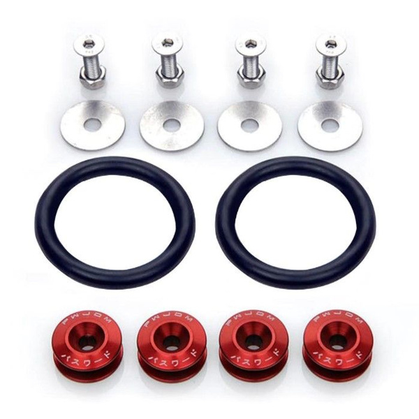 Быстросъемное крепление бампера TBOXSHOP PW JDM красные - TBOXSHOP арт ...