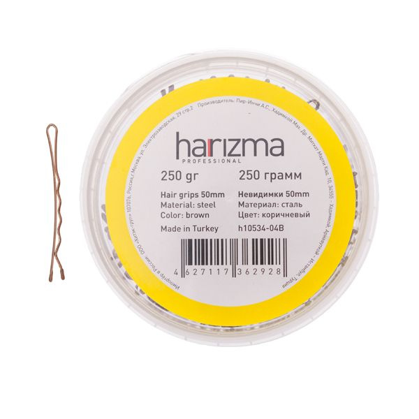 HARIZMA Невидимки 50 мм волна коричневые 250 грамм harizma - купить с ...