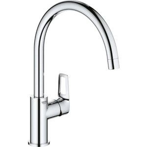 Смеситель GROHE BauLoop хром (31368001) Латунь Гибкая подводка - купить ...