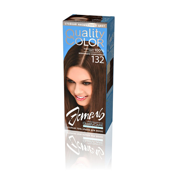 Estel Quality Color Гель-краска для волос тон 132 шоколадно-коричневый ...