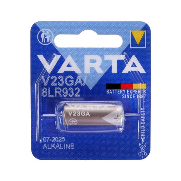 Батарейка алкалиновая Varta, LR23 (MN21, A23) - 1BL, 12В, блистер, 1 шт ...