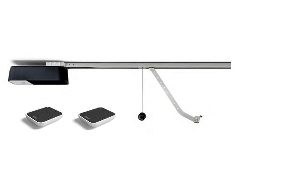 Комплект привода NICE SPO16BKCE SPIDO с ременной рейкой и 2мя пультами для секционных ворот ...