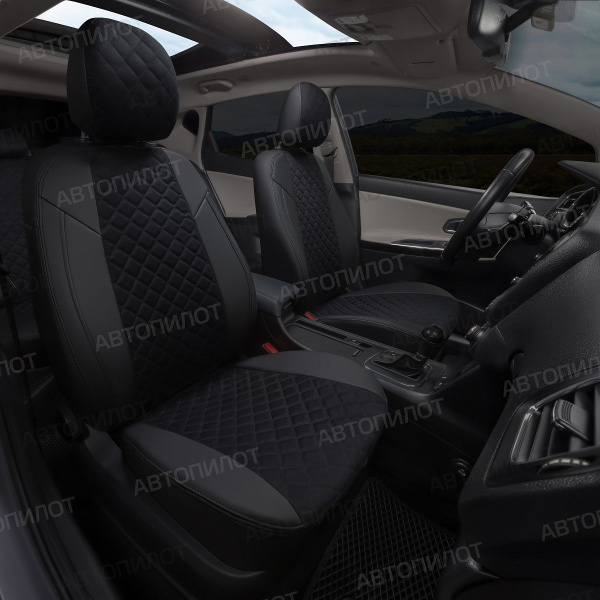 Чехлы на Лада Ларгус / Авточехлы для Lada Largus 7 мест (2021-2023 ...