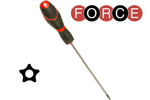 Отвертка TORX STAR пятилучевая звезда TS25 c отверстием FORCE 71F25 ...